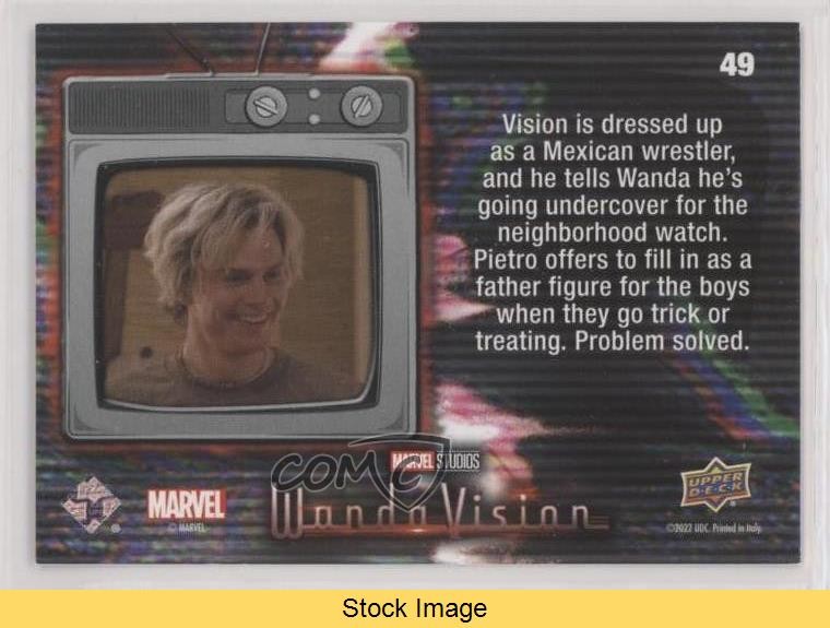 2022 Marvel Studios' WandaVision Purple Spell Wanda Maximoff Pietro #49 ...