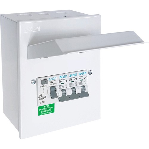 Garage Workshop Consumer Unit Type A 2-3 Way Distribution Board 63A RCD ...