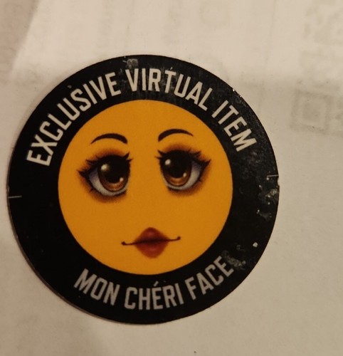 Roblox Celebrity Series 9 Mon Cheri Face CODE ONLY: SENT TO YOUR INBOX ...