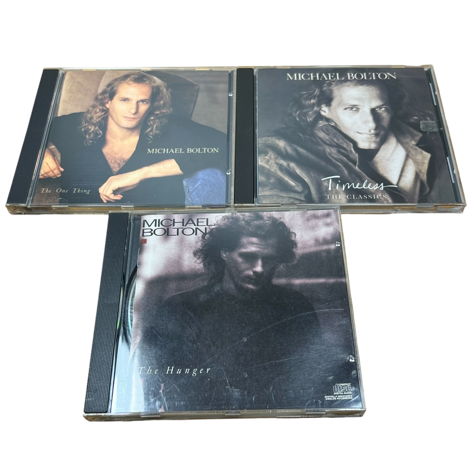 Michael Bolton 3 CD Lot: Timeless The Classics, The Hunger, The One ...