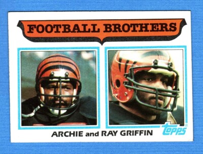 1982 Topps #266 Archie/Ray Griffin Brothers VGEX+ Cincinnati Bengals | eBay