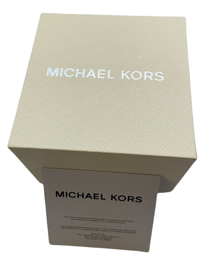 Michael Kors MK4331 Women's Portia Three-Hand Rose Gold-Tone Steel ...