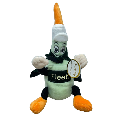 Fleet EneMan Plush Curto Toys Superhero Enema Man Tags Attached Stuffed ...