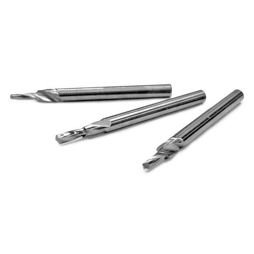 BesQual Dental Lab Carbide Drill Pin Setting Drill Bits 2mm Tip /3mm ...