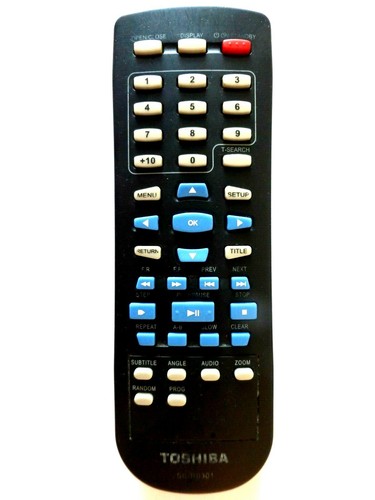 TOSHIBA DVD REMOTE SE-R0301 for SD180EKB SD185EKB SD190EKB SD280EKB ...