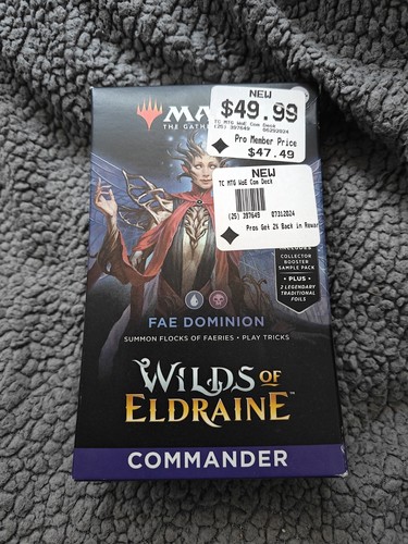 Magic: The Gathering - Wilds of Eldraine Commander Deck Fae Dominion ...