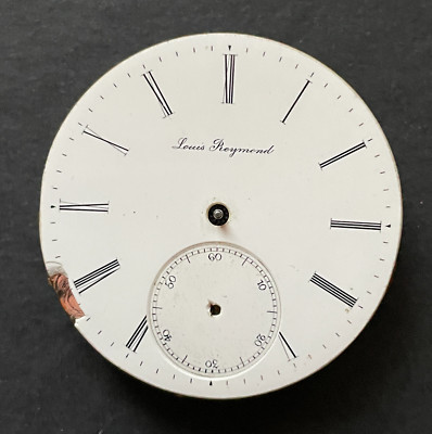 Antique Louis Reymond Pocket Watch Movement High Grade Good Balance 38 ...