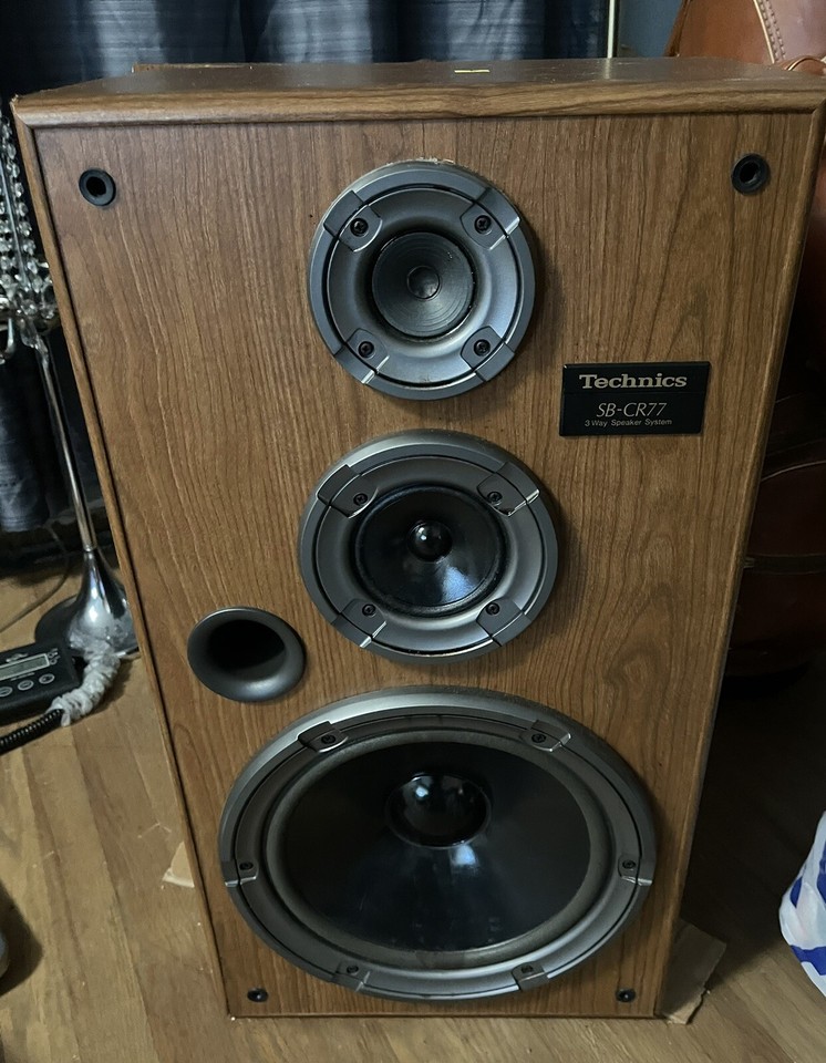 Technics SB-CR77 Vintage 3 Way Speaker Systems Set Of 2 Tested And ...