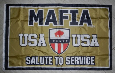 Mafia USA Salute to Service 3'x5' Flag Banner Buffalo Bills | eBay
