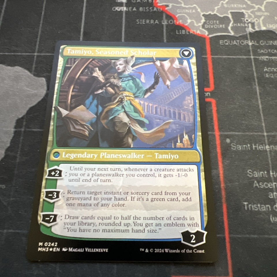 Tamiyo, Inquisitive Student / Seasoned Scholar Foil - MH3 0242 - NM ...