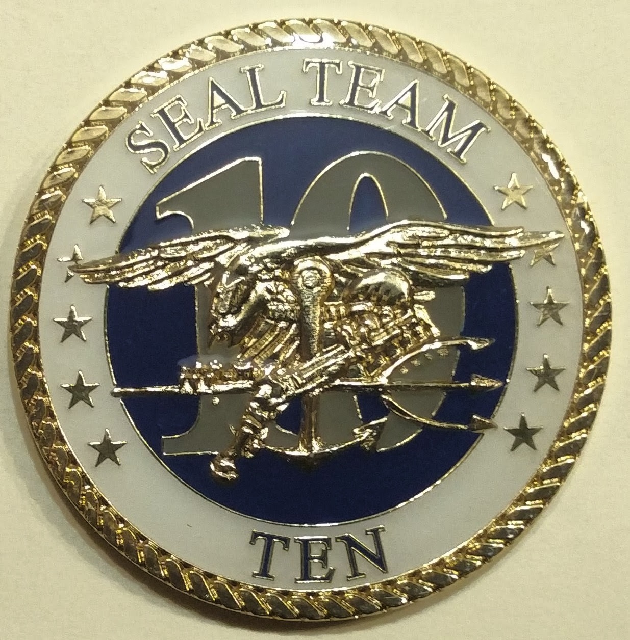 Navy SEAL Team 10, 2 Troop Special Warfare Challenge Coin Circa 2015 | eBay
