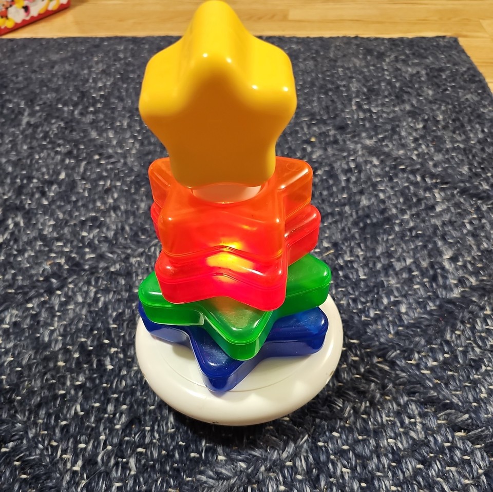 Fisher Price Superstar Classical Star Stacker WORKING w/1999 base and ...