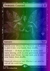 MTG Demonic Counsel (92p/199) Duskmourn House of Horror Promos NM FOIL ...
