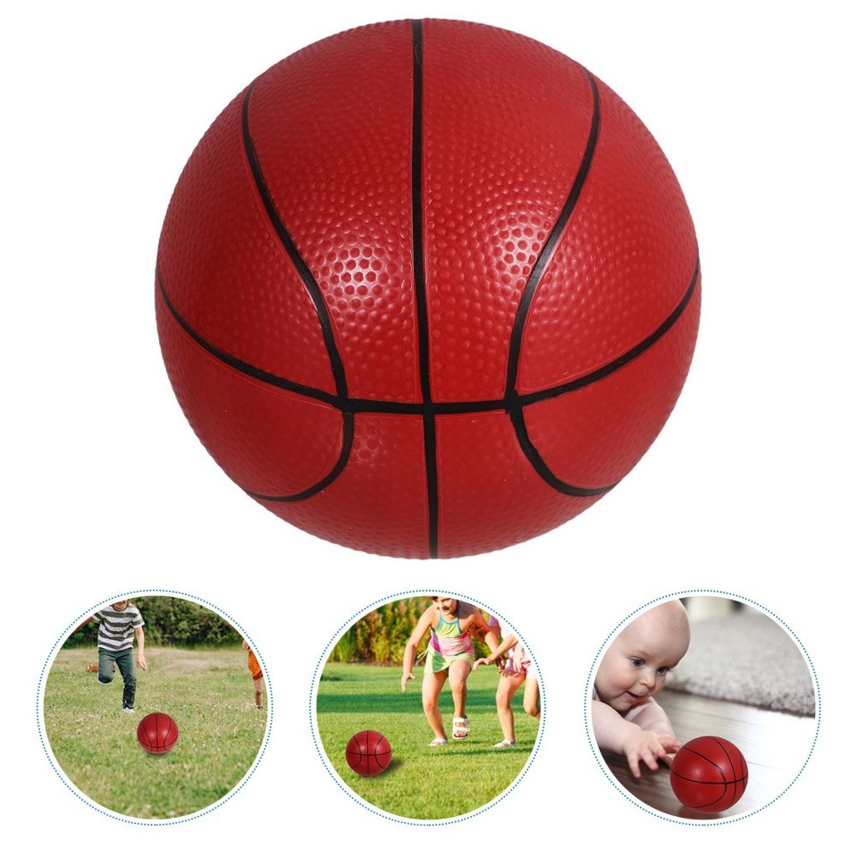 Small Bouncy Basketball Bouncy Ball Plaything Kids Patting Ball for ...