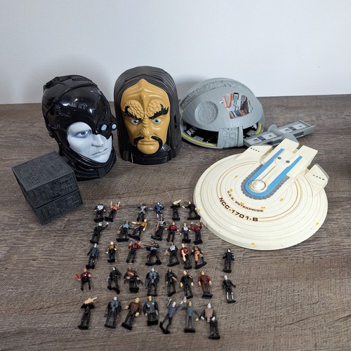 Star Trek Innerspace Strike Force Klingon Mini Playsets & Figures ...