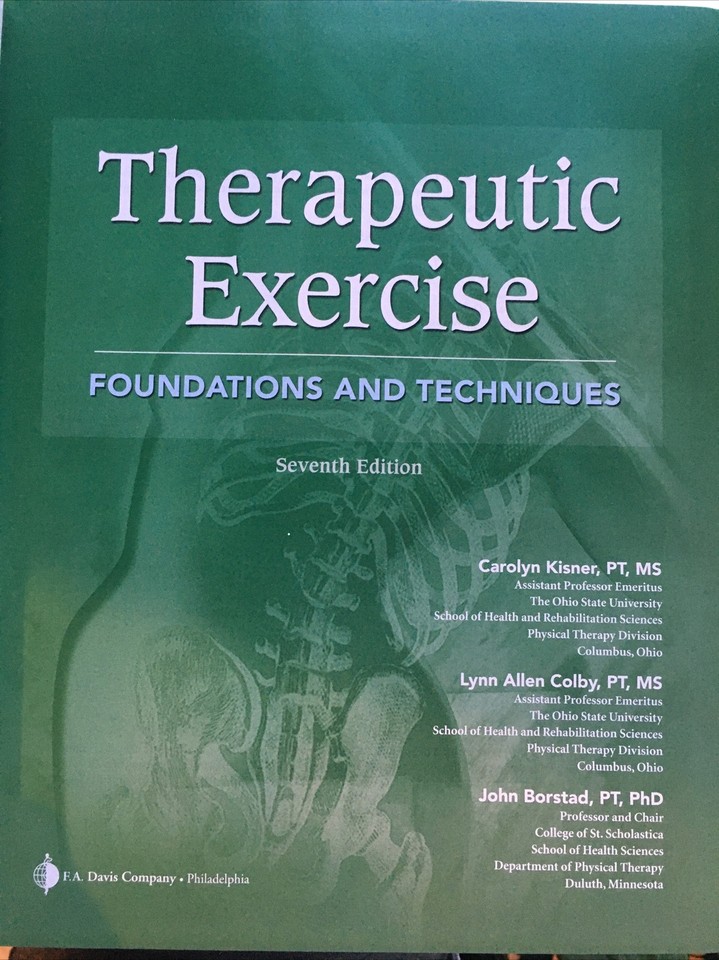 Therapeutic Exercise : Foundations and Techniques by Lynn Allen Colby ...