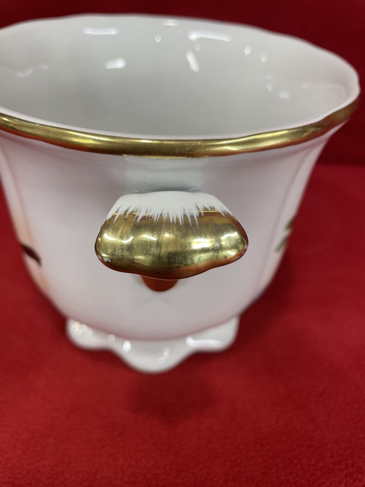 Gorgeous Chelsea House Porcelain Cachepot Bird In Tree | eBay