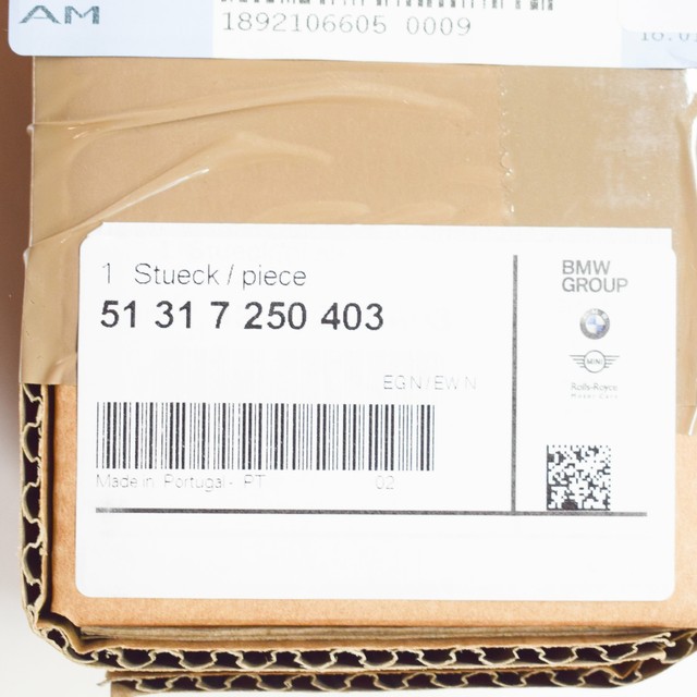 BMW X6 E71 Front Windshield Left Drip Moulding Trim 51317250403 Genuine ...