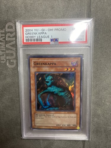 YUGIOH HL1-EN002 GREENKAPPA SUPER RARE HOLO FOIL CARD PSA 10 GEM MINT ...