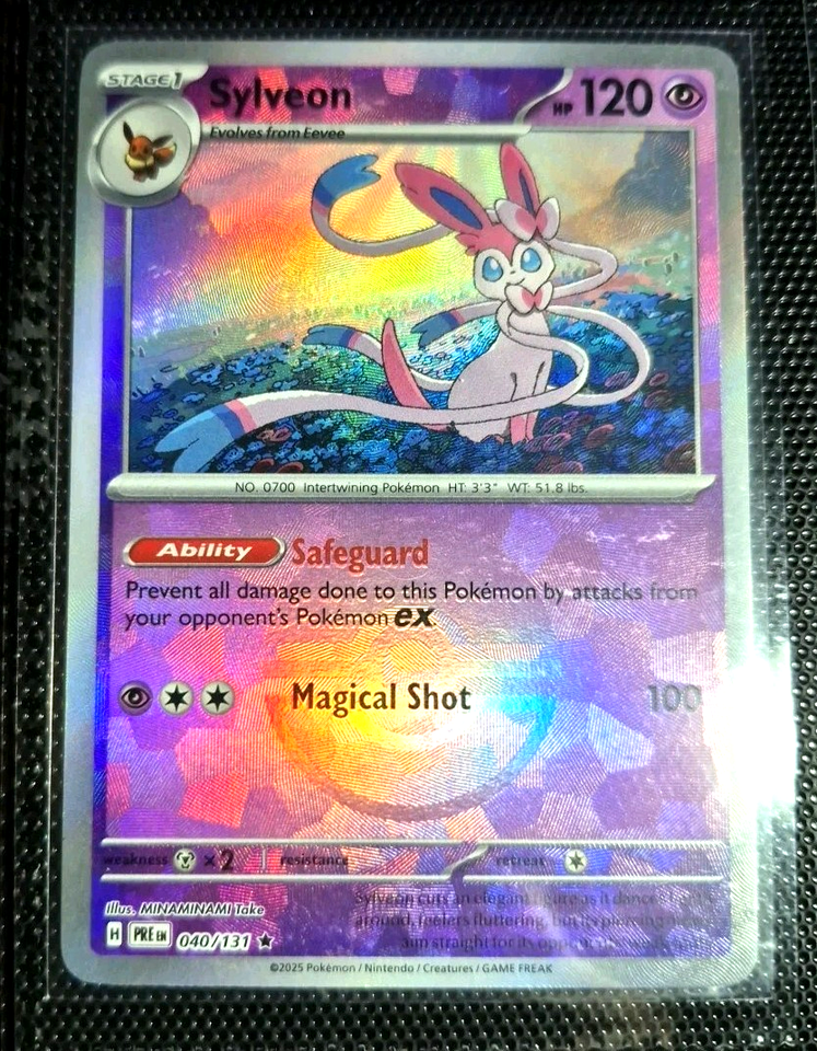 COMPLETE POKEBALL Eeveelution 9 Card Set + Sticker Book Prismatic ...