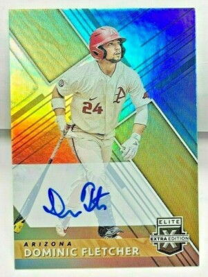 Dominic Fletcher 2019 Panini Elite Extra Edition on-card Autograph Auto ...