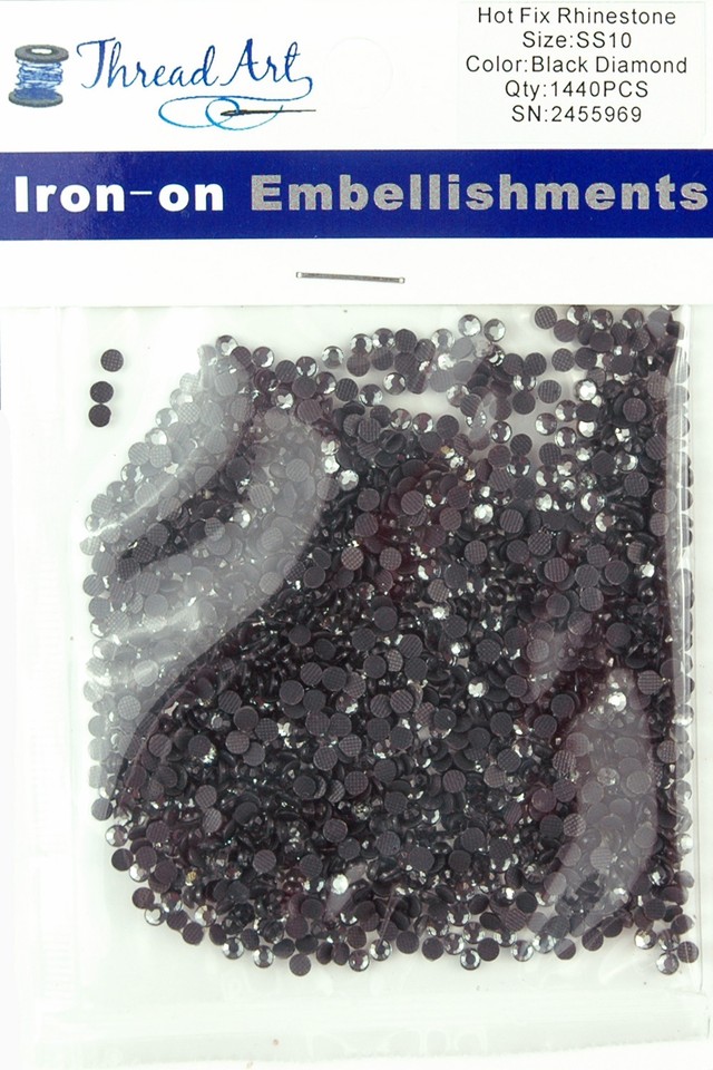 HOT FIX CRYSTAL RHINESTONES 3MM, 4MM, 5MM 28 COLORS - 720 OR 1440 ...
