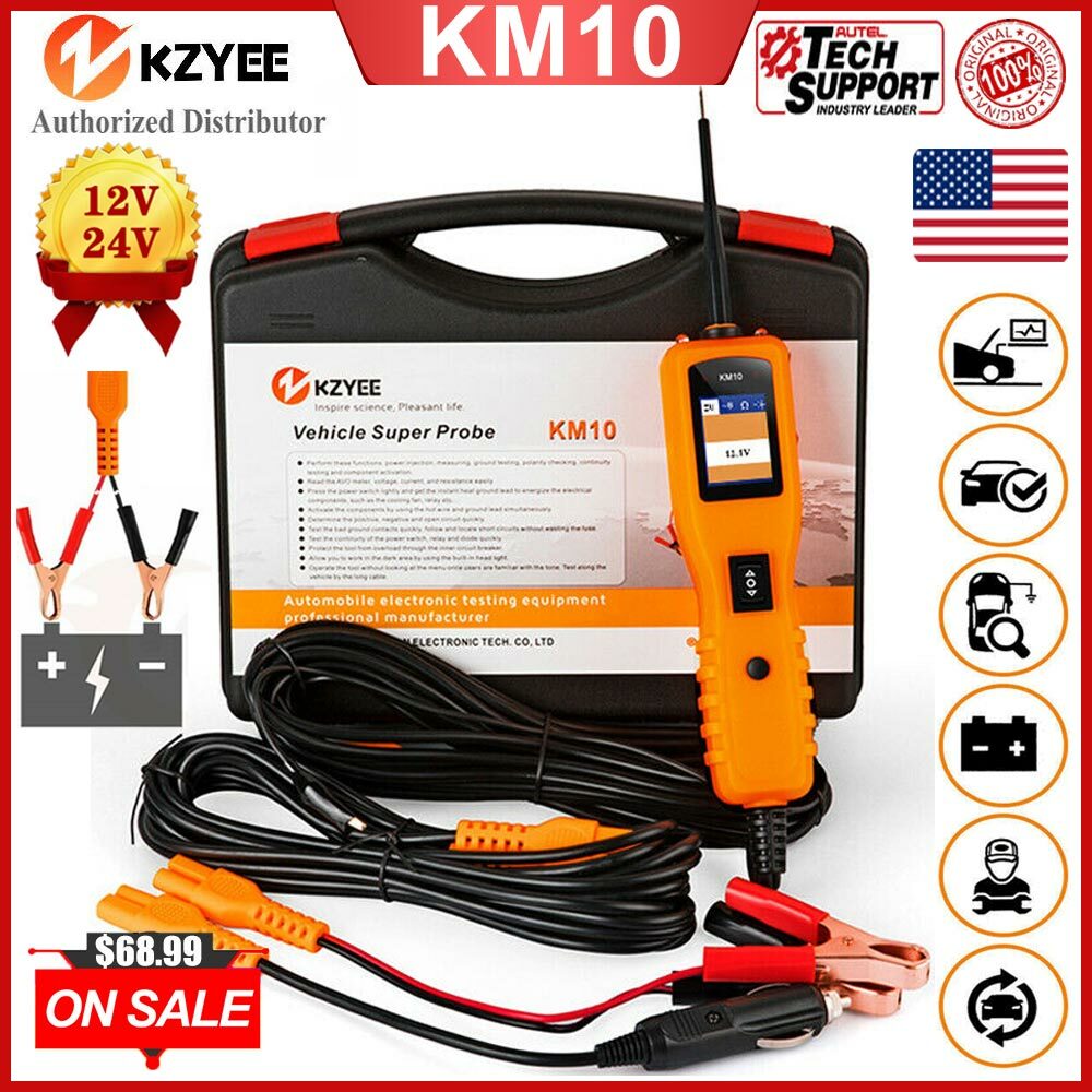 Car Circuit Battery Tester Electrical AVOmeter Detection Probe ...