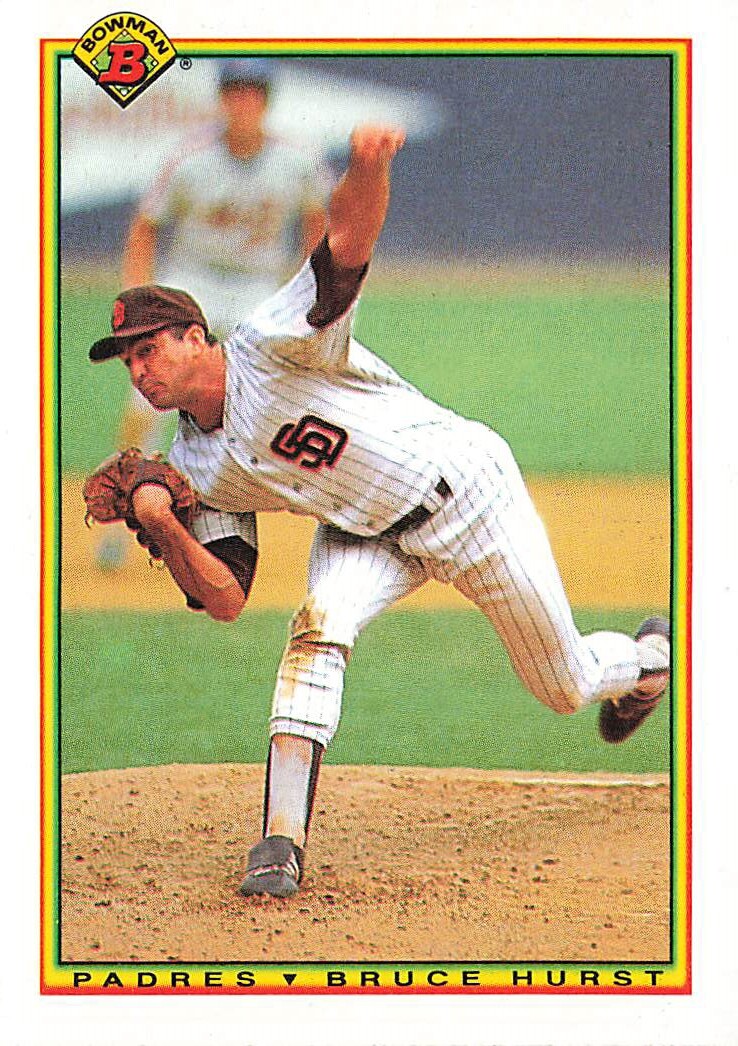 1990 Bowman #208 Bruce Hurst San Diego Padres | eBay