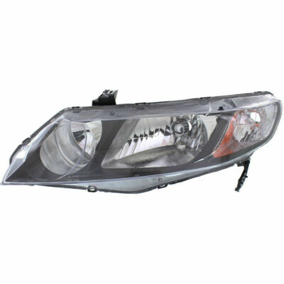 NEW HALOGEN HEAD LAMP LENS AND HOUSING DRIVER SIDE FITS HONDA CIVIC ...