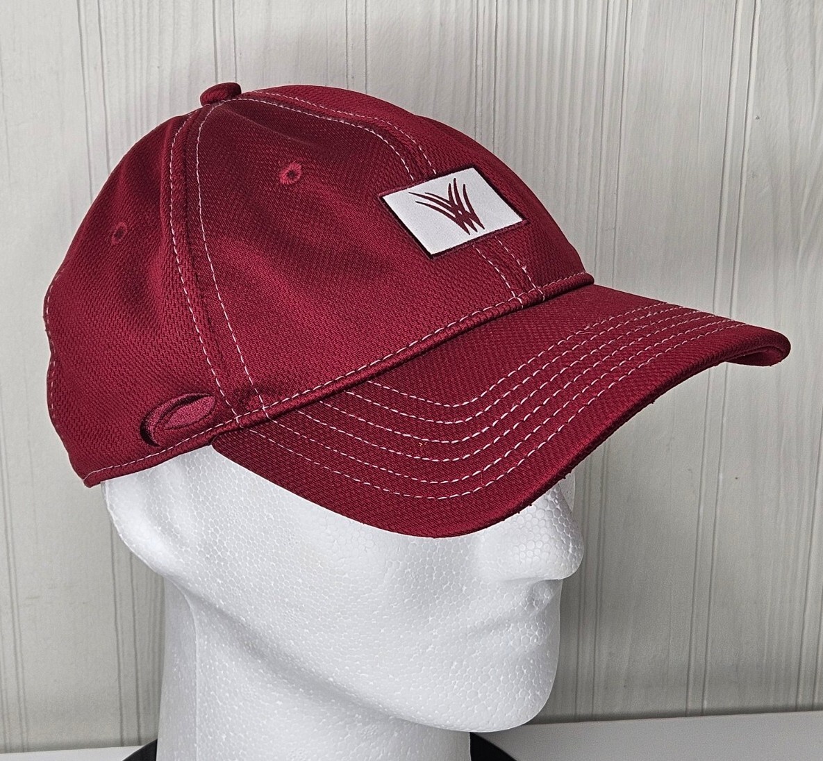 Wood Wind Golf Club Hat Adjustable Maroon Cap Pukka Headwear Hook And Loop | eBay