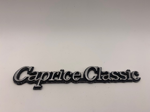 Vintage Chevrolet 1977-1984 CAPRICE CLASSIC Fender Letter Emblem Badge ...