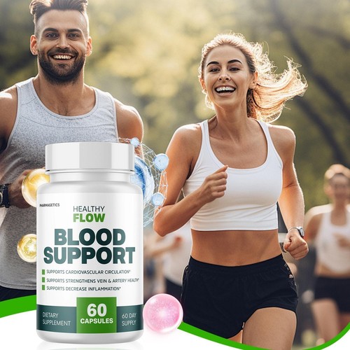 2Pack Healthy Flow Blood Support, Cardiovascular Circulation 120 ...