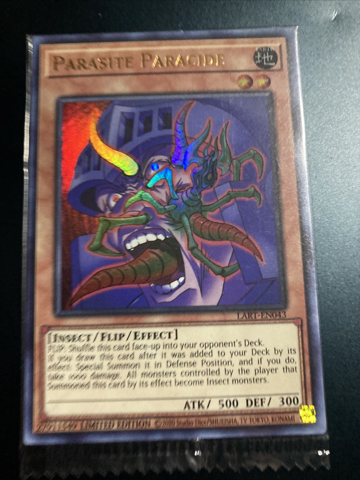 Parasite Paracide LART SEALED YUGIOH!! | eBay
