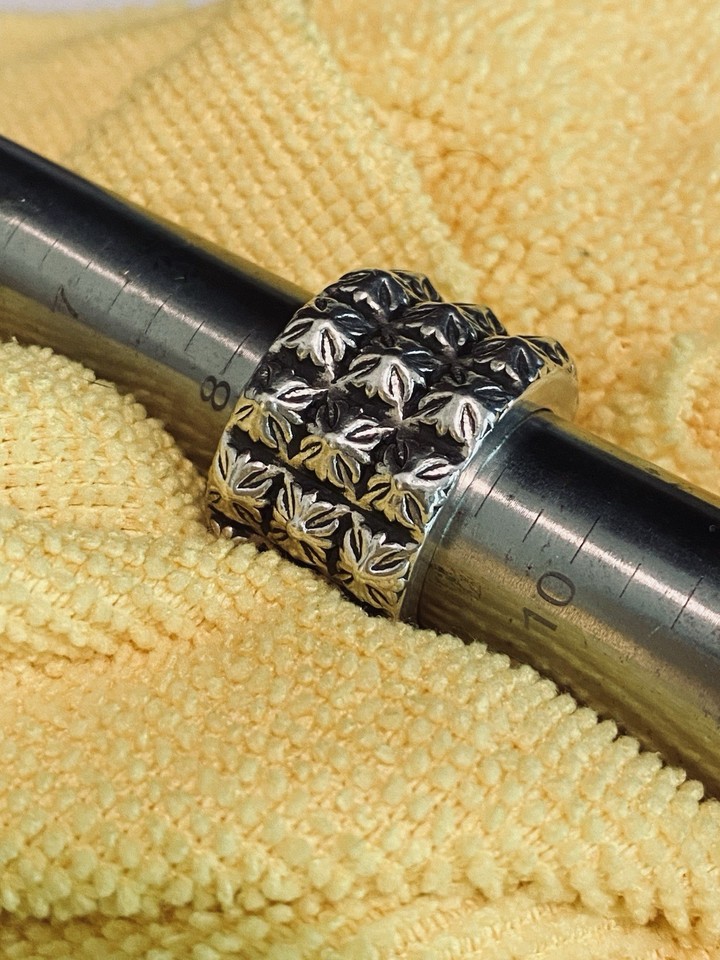 Chrome Hearts Pete Punk Triple Stack Ring - .925 Silver - Size 9.25 | eBay