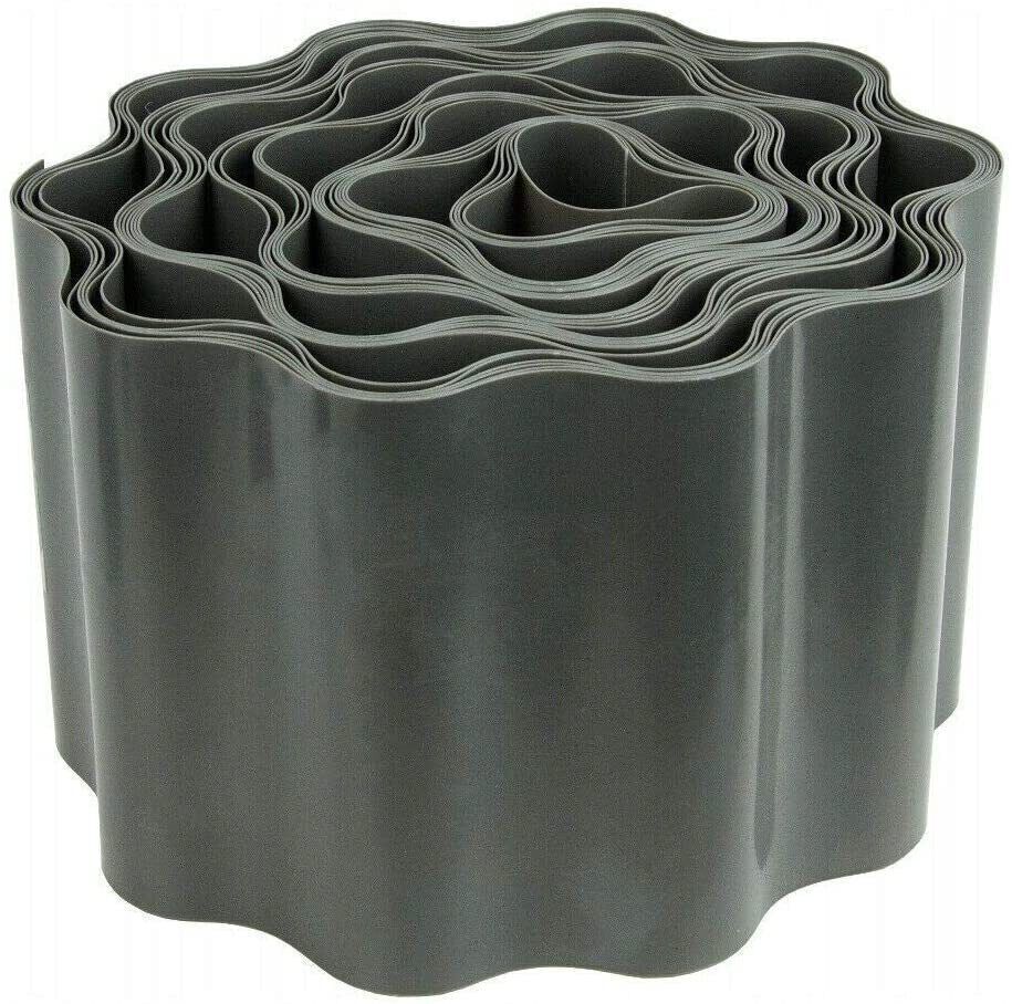 1-10 Roll 9m Garden Lawn Edging Wall Border Fence Seperator Driveway ...
