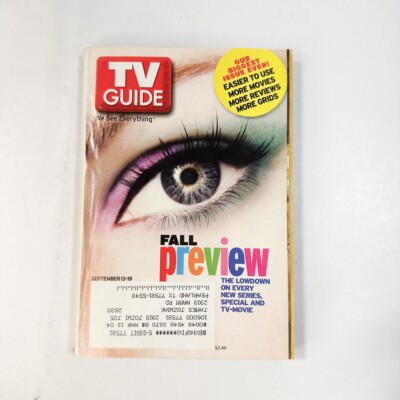 TV Guide Sept 13-19, 2003 - Fall Preview Issue | eBay
