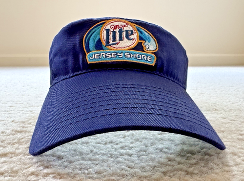 VINTAGE Miller Lite Jersey Shore Logo Visor (Adult/Unisex) Adjustable ...