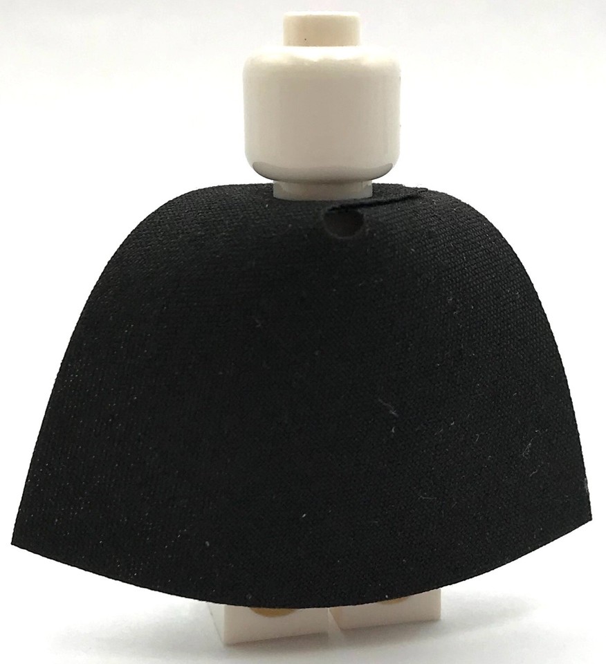 Lego New Black Minifigure Cape Cloth Standard Traditional Starched ...
