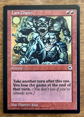Magic The Gathering PORTAL LAST CHANCE red card MTG | eBay