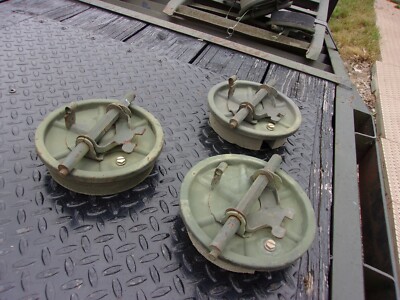 3...MILITARY SURPLUS 120MM AMMO TUBE LIDS CAN BURY GUNS AMMO US ARMY-3 ...