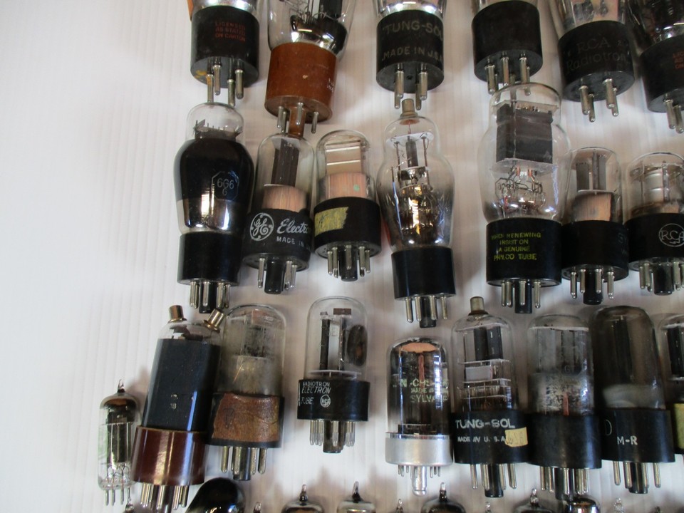 Vintage Vacuum Tube Lot for Display Art Projects Crafts Steampunk Lot ...