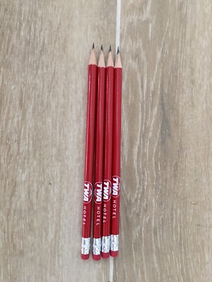 Set Of Four TWA Hotel Pencils-New! | eBay