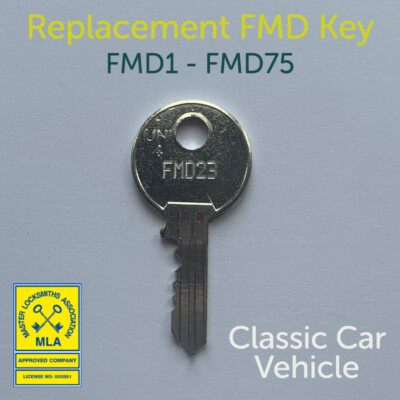 Replacement FMD Series Classic Car Vehicle Key Cut To Code FMD1 - FMD75 ...
