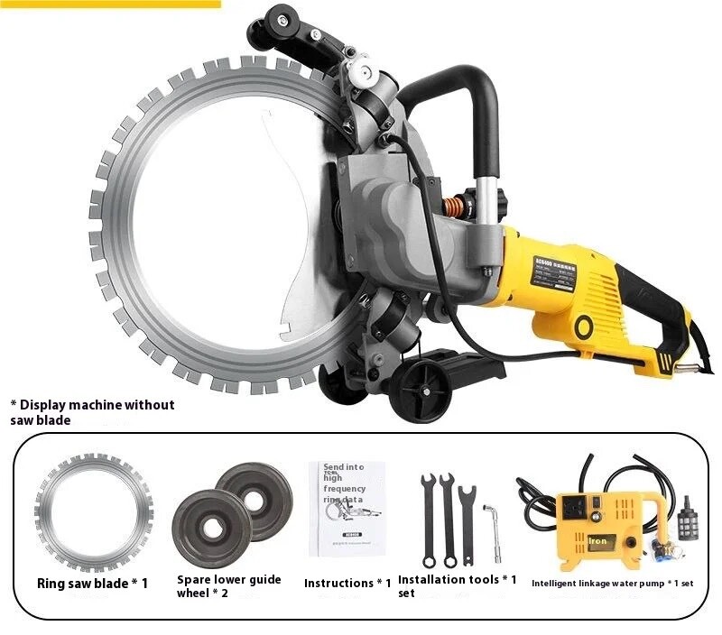 Hand Held Concrete Brick Cement Cutting Machine Ring Saw Wall Blade ...