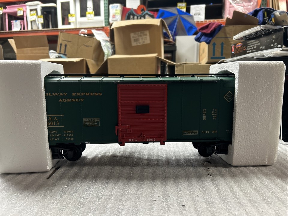 Railway Express Agency REA-46013 the box car G scale | eBay