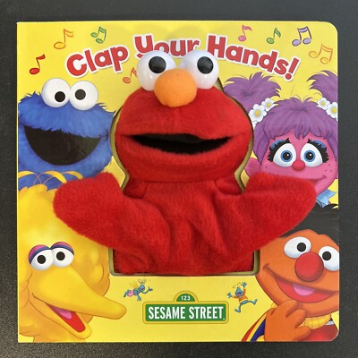 Sesame Street Puppet Elmo Clap Your Hands Book NEW 9780375822261| eBay