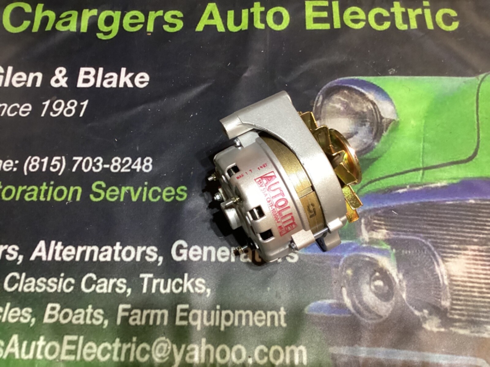 1967 FORD 390ci & 428ci AUTOLITE ALTERNATOR C6TF-10300-F | eBay