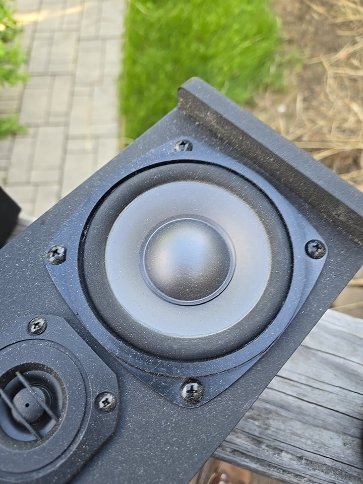 BSR Model 402 Bookshelf Speakers Pair 2 Way 40 Watts 8 Ohms Tested And ...