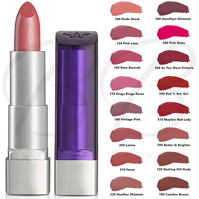 RIMMEL London Moisture Renew Hydrating Moisturising Lipstick 4g *ALL ...