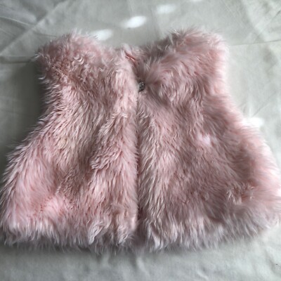 Gymboree Pink Fuzzy Vest Size 4T-5T | eBay